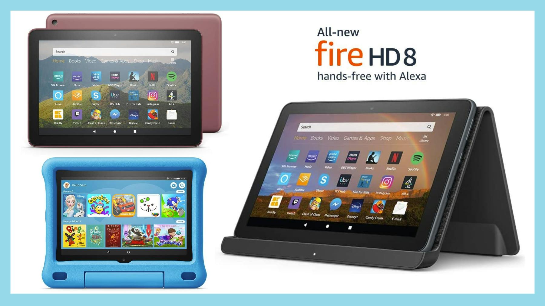 Amazon drops all-new Fire 8 HD tablets
