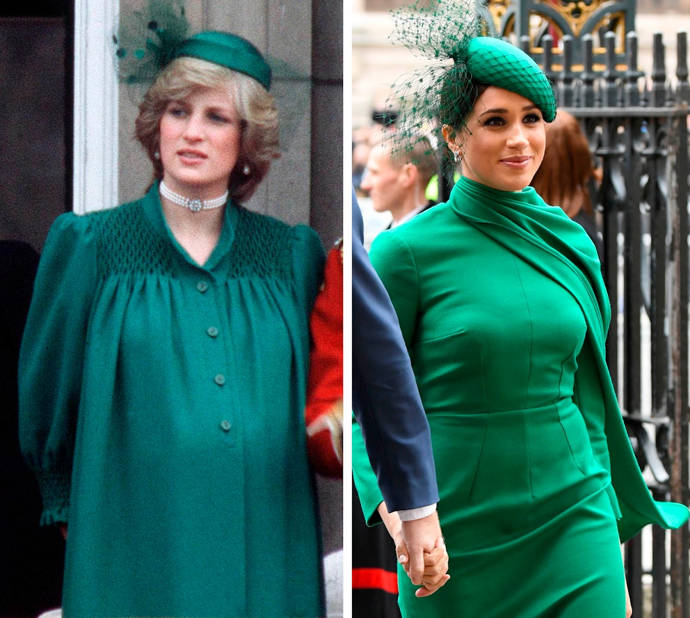 All The Times Meghan Markle Dressed Like Princess Diana
