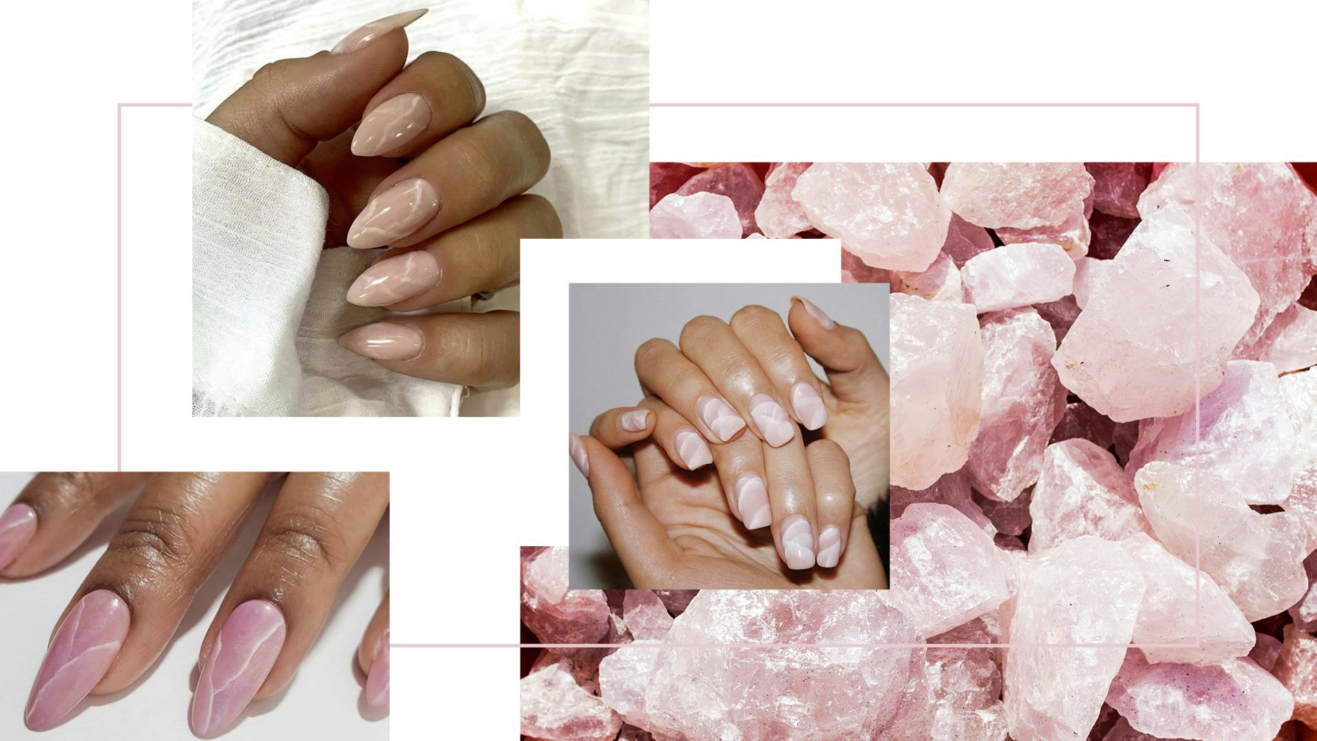 Rose Quartz Nails Are The New Manicure Trend To Know About