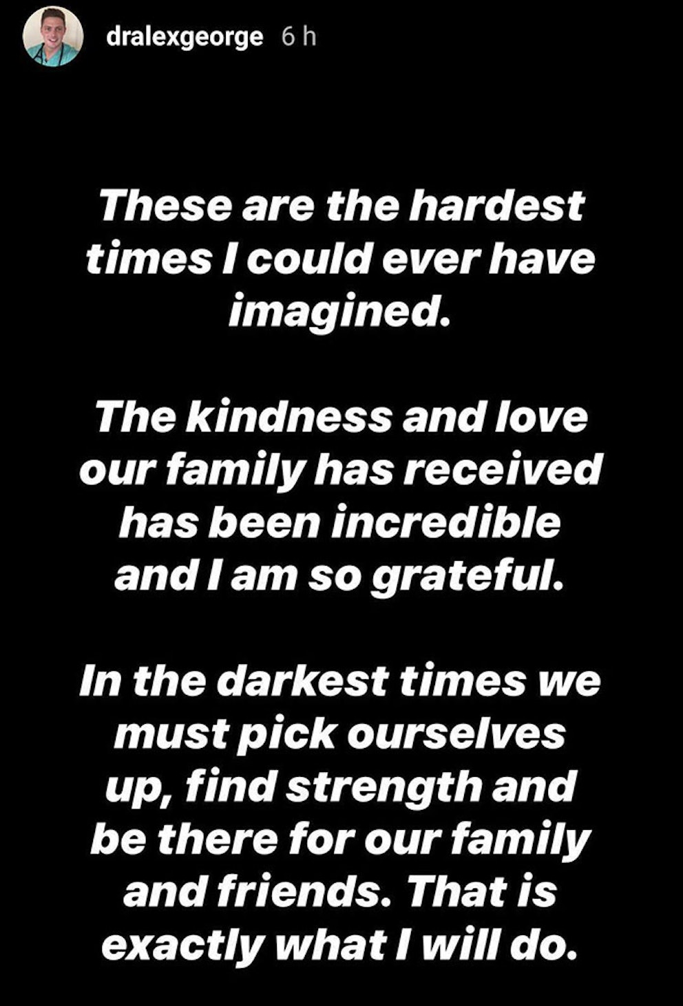 Love Island’s Dr. Alex thanks fans for support after devastating loss ...