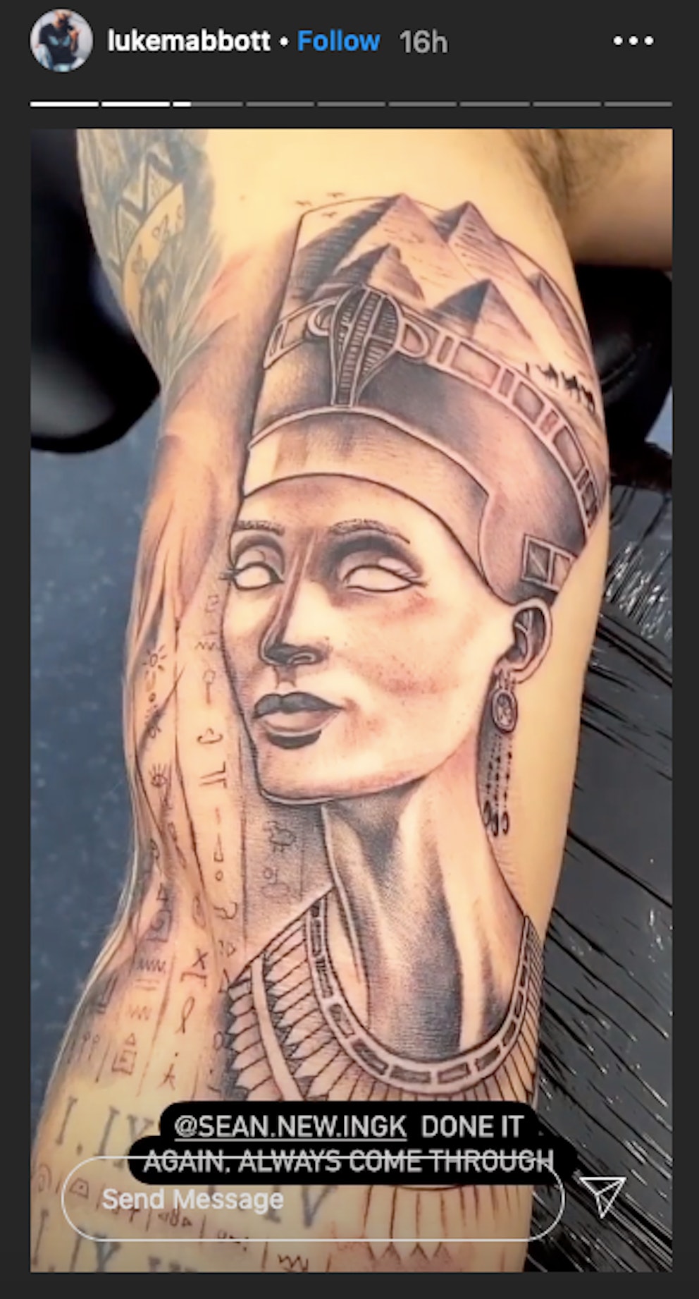 Love Island's Luke M unveils HUGE tattoo of new lady in his life