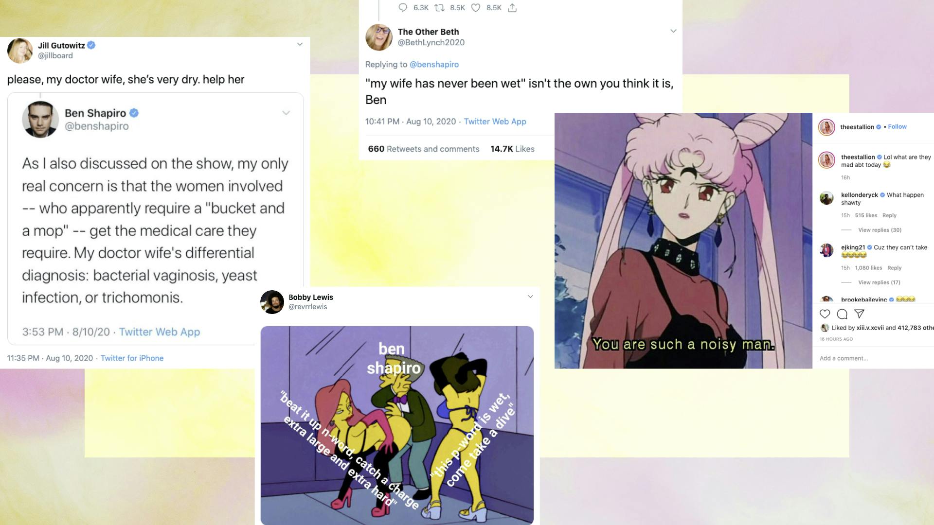 The Meme Responses To Ben Shapiro Claiming Cardi B And Megan Thee ...