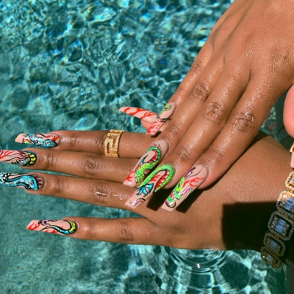 The Best Celebrity Nail Art Inspiration 2021 | Grazia