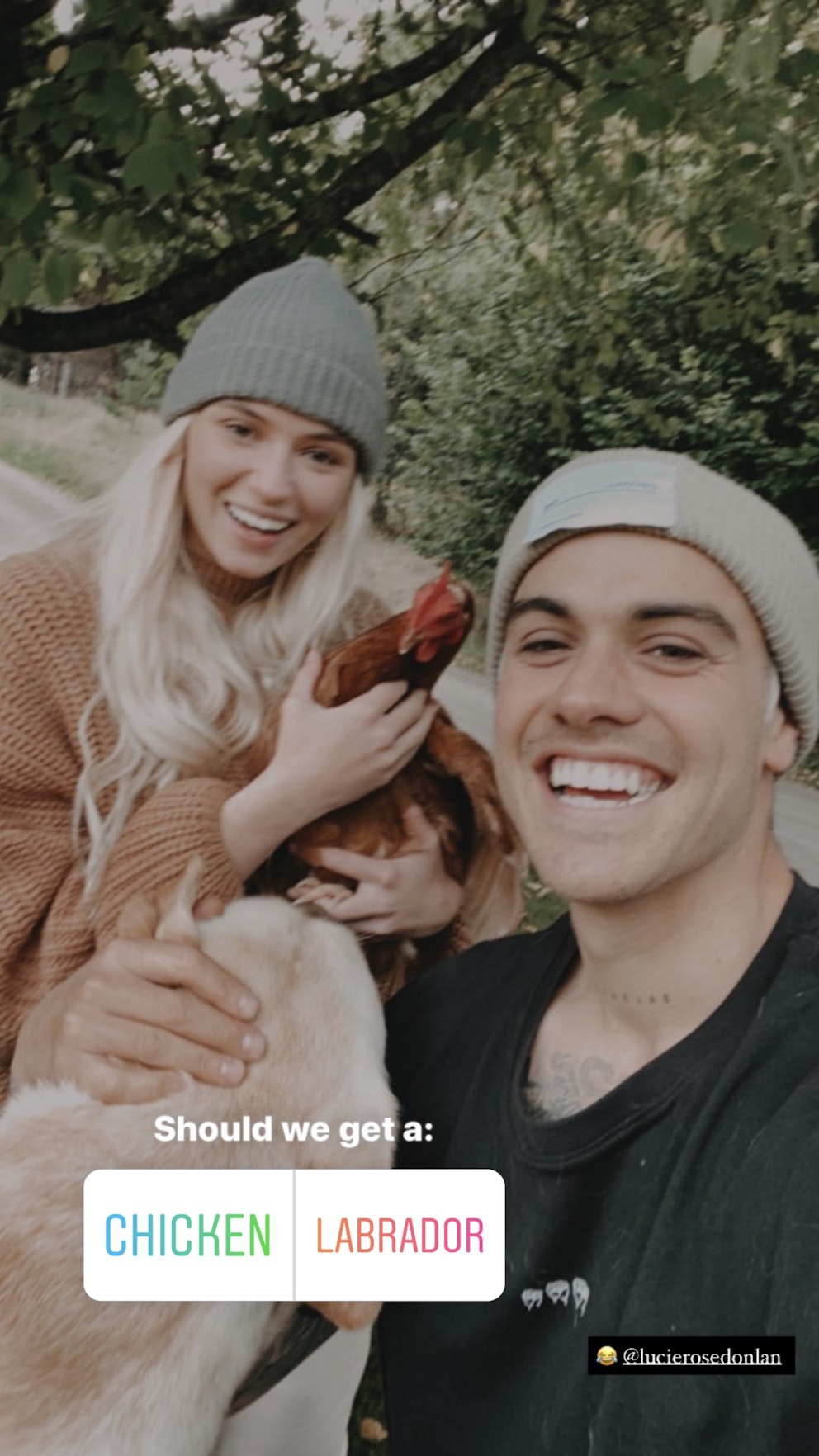 Luke Mabbott and Lucie Donlan tease new addition to their 'little family'