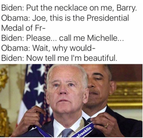The Best Joe Biden and Barack Obama Bromance Memes - Grazia