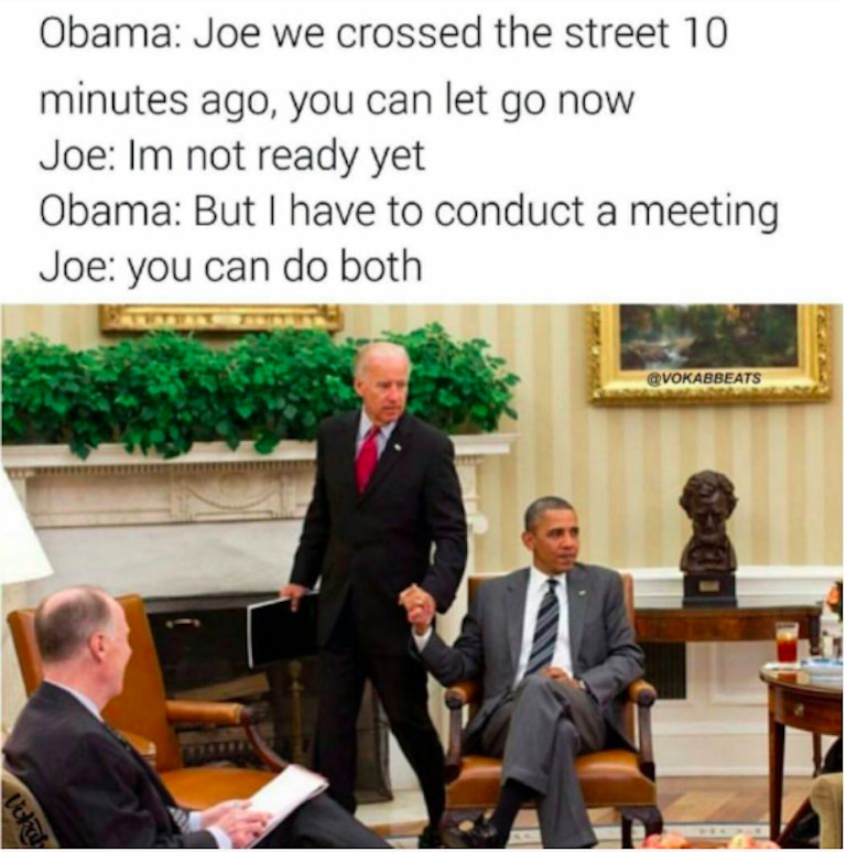 The Best Joe Biden and Barack Obama Bromance Memes - Grazia