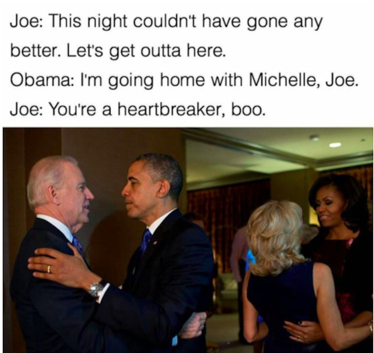The Best Joe Biden and Barack Obama Bromance Memes - Grazia