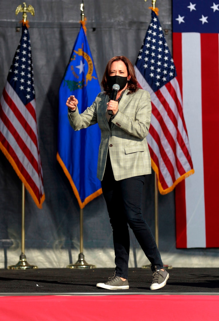 The Secret Message Behind Kamala Harris's Suit At The DNC