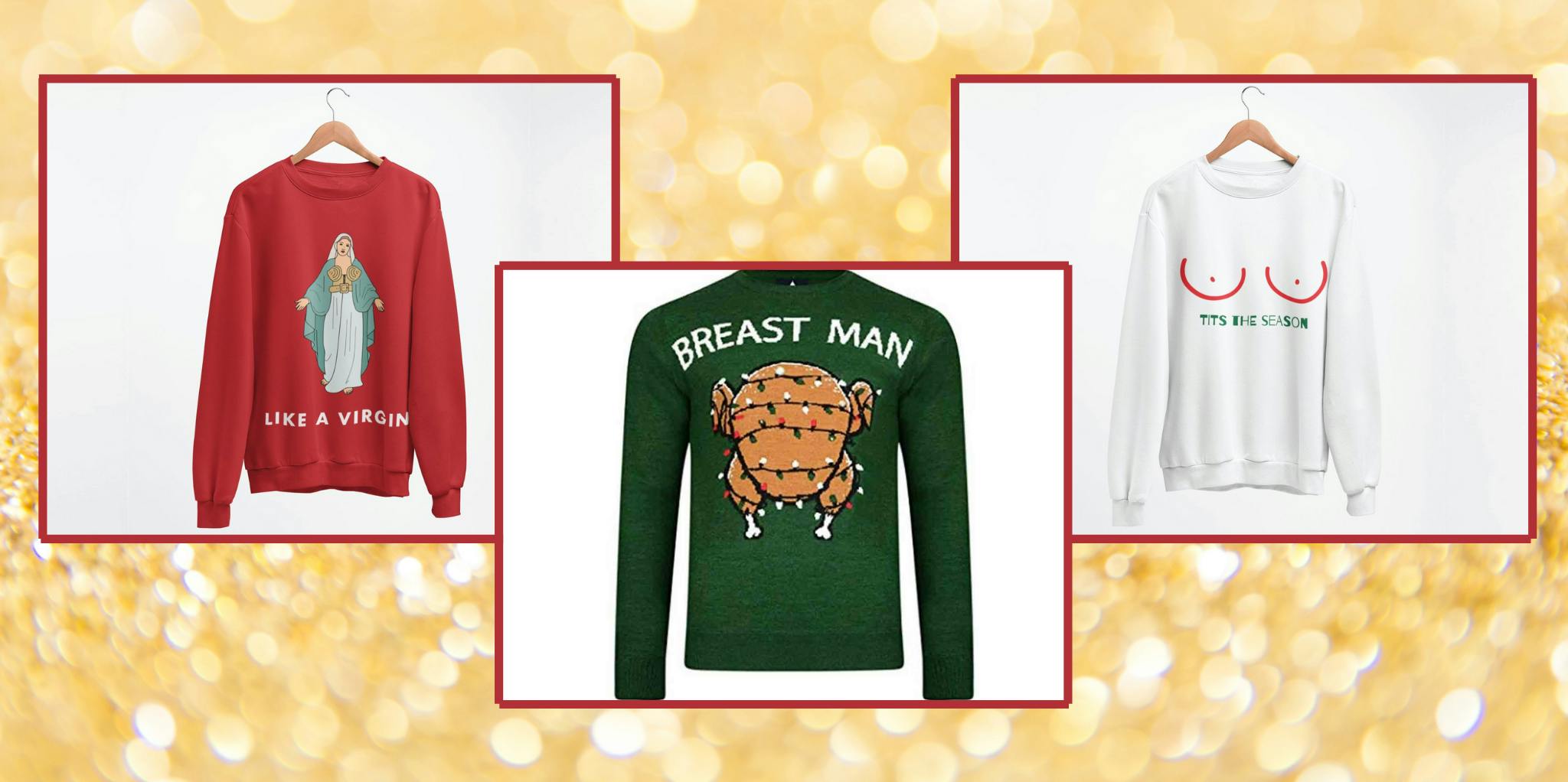The best rude Christmas jumpers that’ll make you laugh out loud