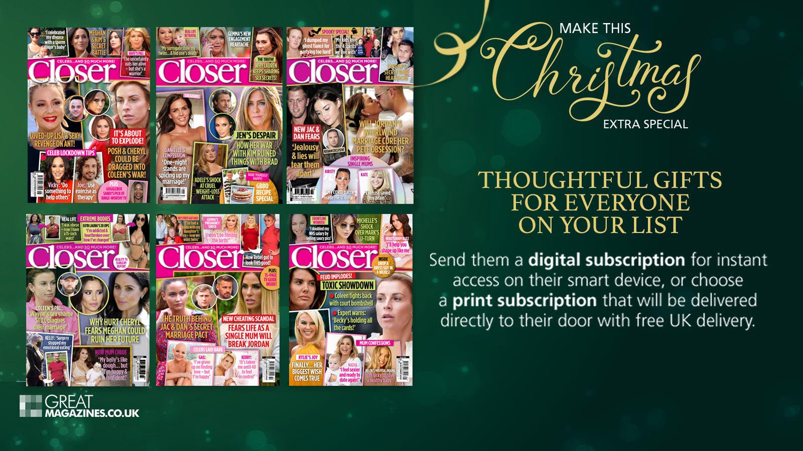 Why Closer magazine’s the perfect gift this Christmas