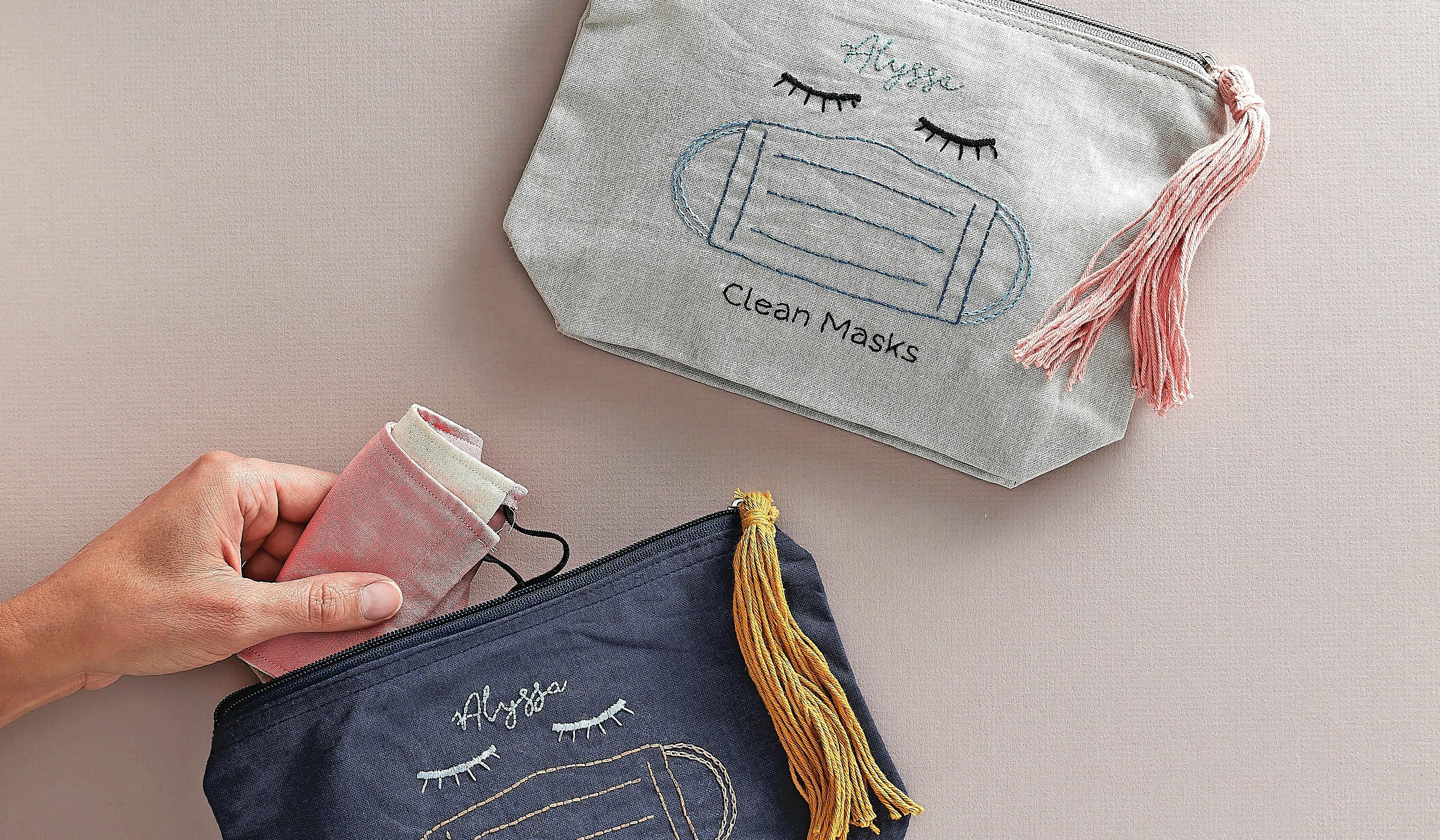 How to make a pouch for your face mask