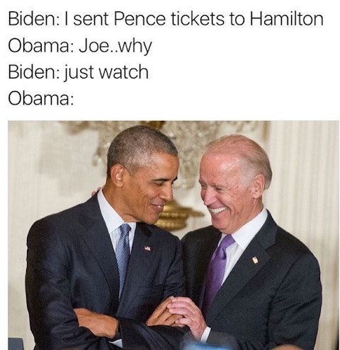 The Best Joe Biden and Barack Obama Bromance Memes - Grazia