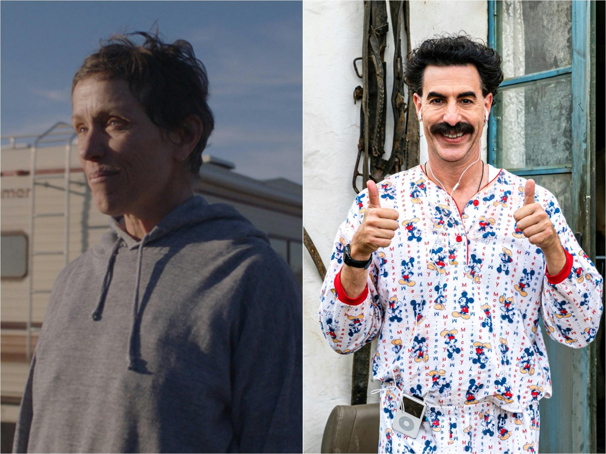 Golden Globes Film Awards 2021: Nomadland, Borat And More Score Trophies