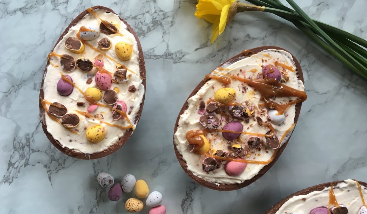 Indulgent Easter egg cheesecake recipe