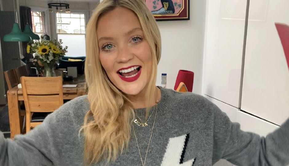 Laura Whitmore's baby's gender 'revealed' in awkward TV moment