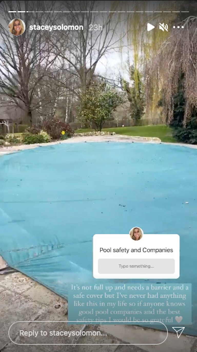 Stacey Solomon shows off her new garden and it's HUGE