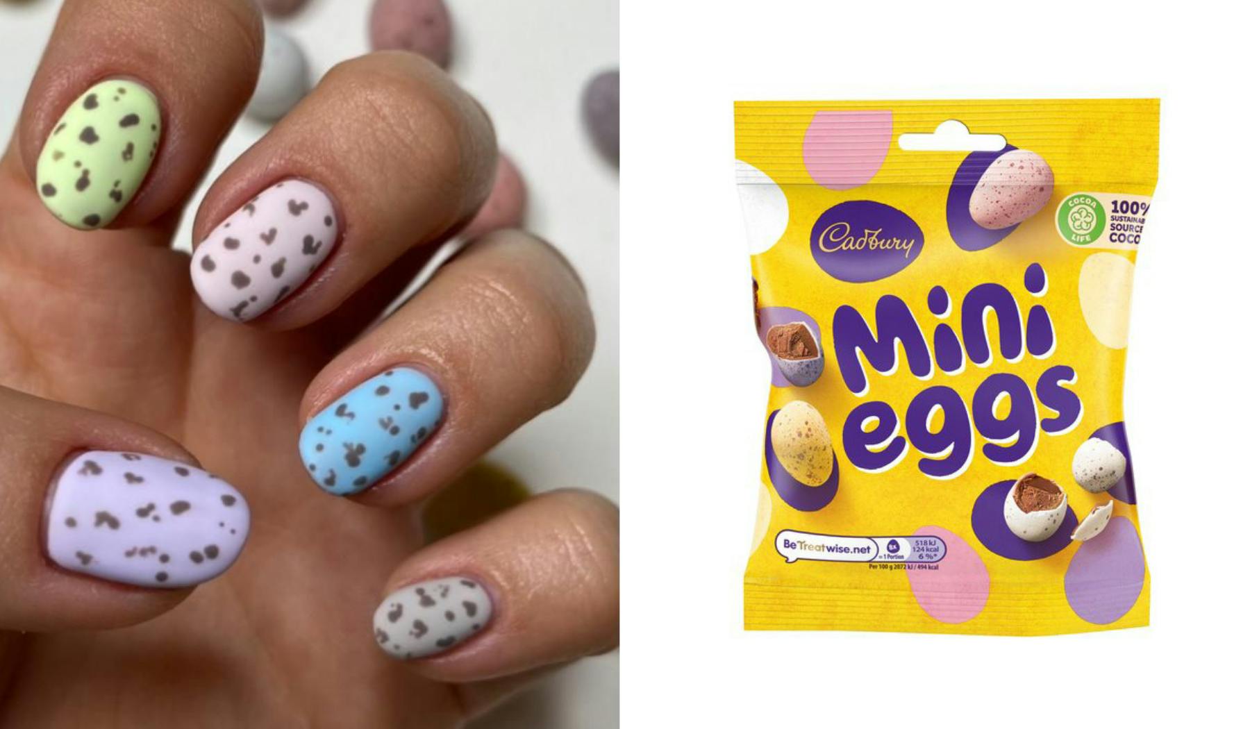 Mini eggs nails tutorial 2022: Here's how to recreate the look at home
