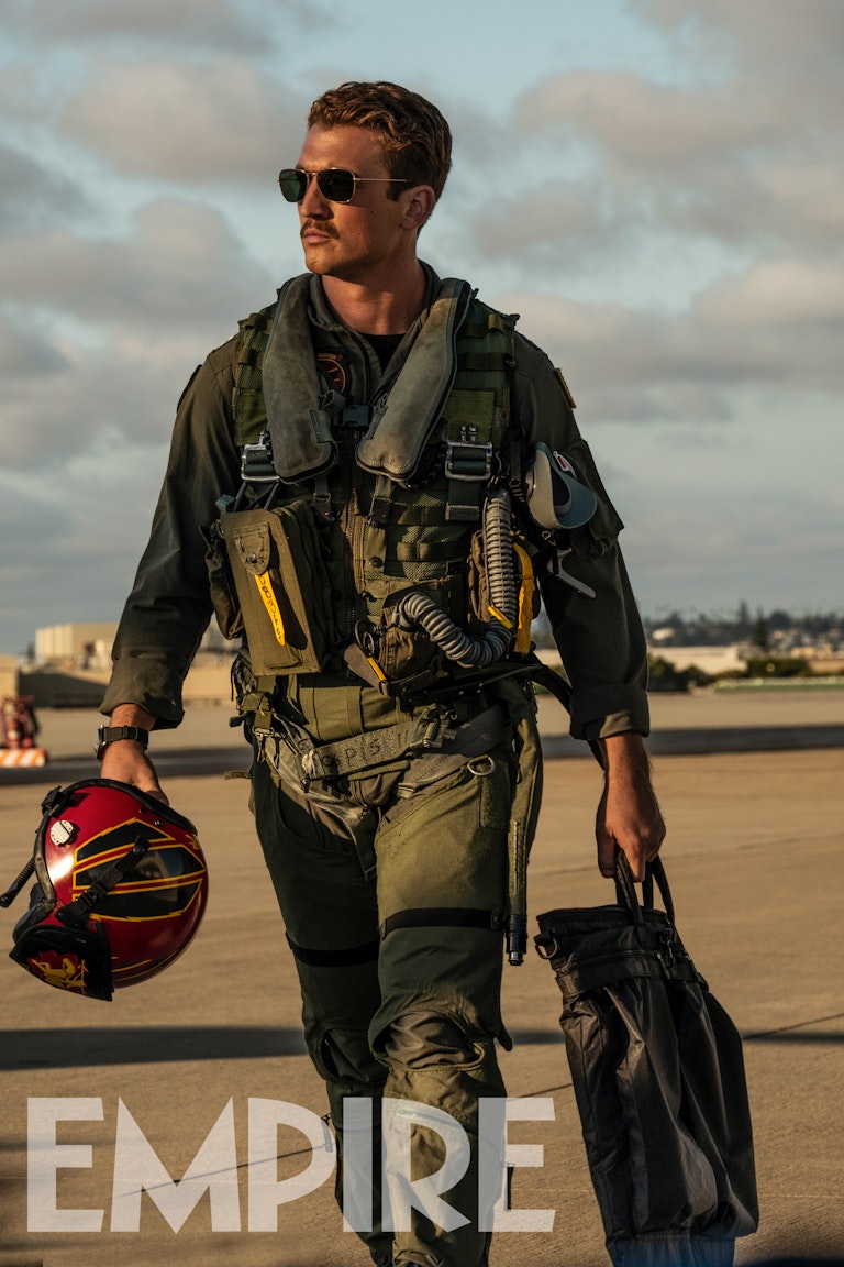 Top Gun: Maverick’s Miles Teller On Inheriting Goose’s Iconic Moustache ...