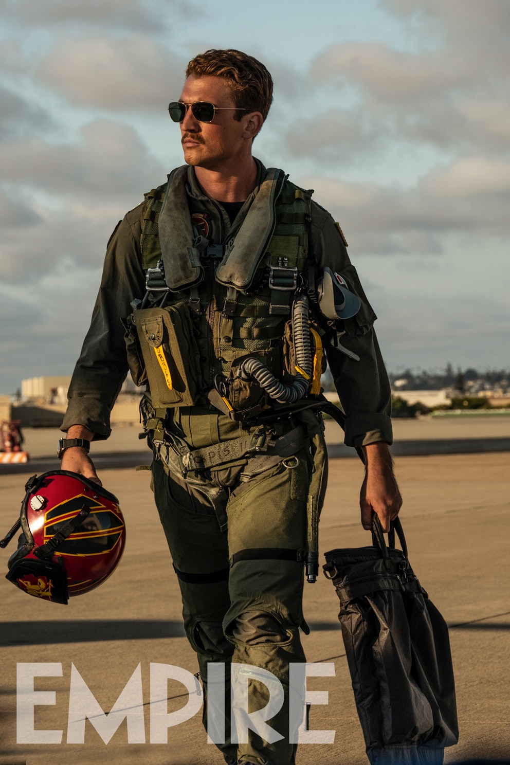 Top Gun: Maverick’s Miles Teller On Inheriting Goose’s Iconic Moustache ...