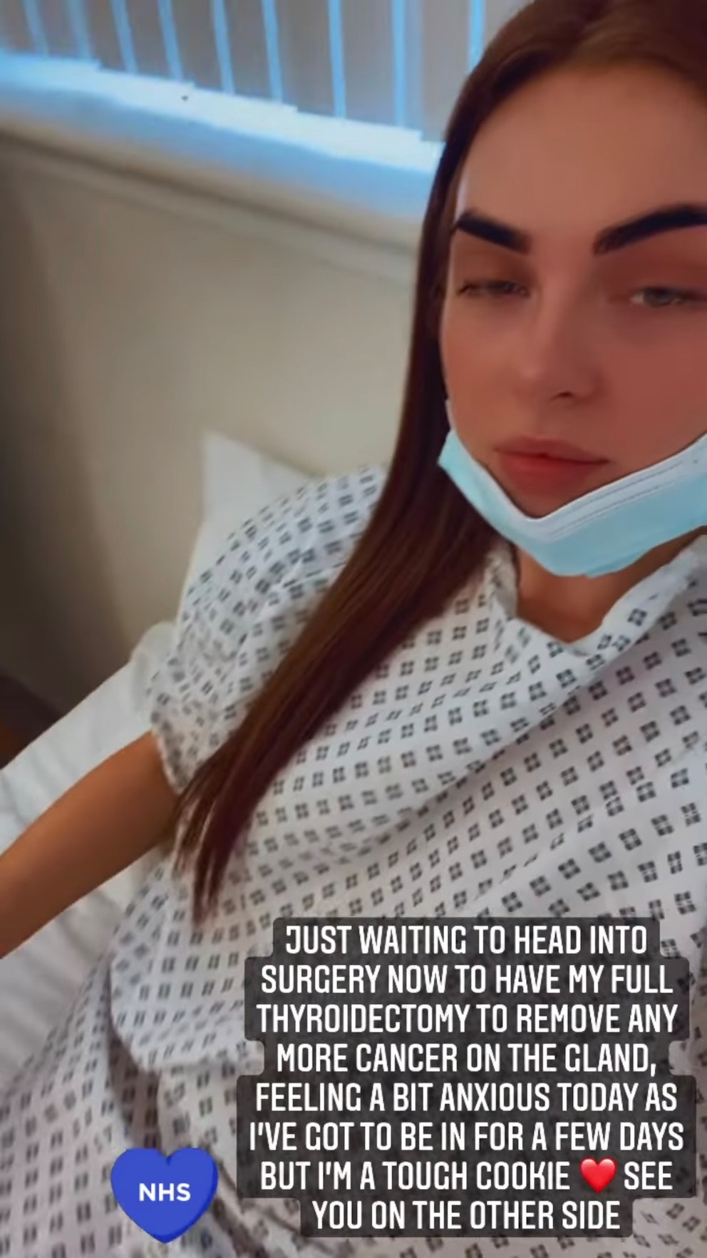 Demi Jones says 'pain is so much worse' after second cancer surgery