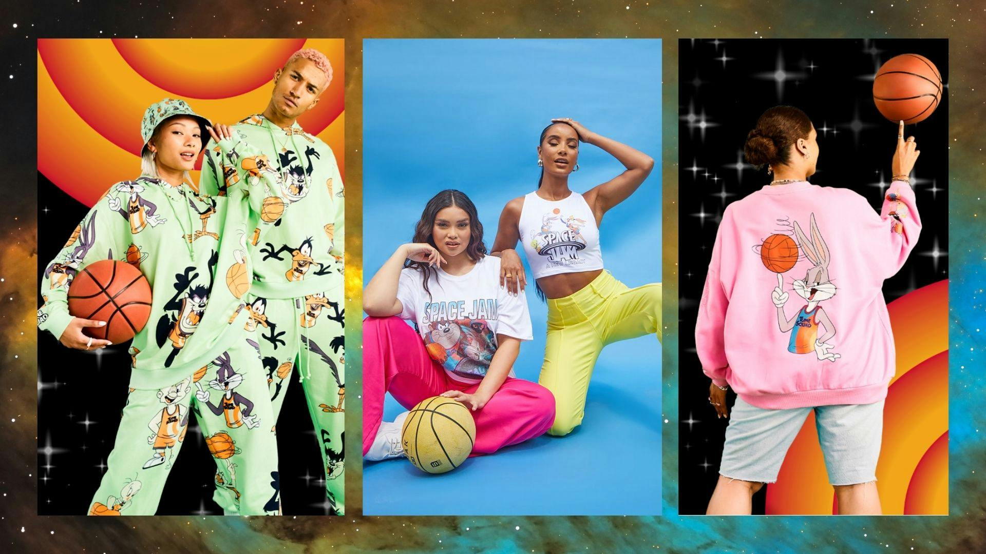 Where to buy Space Jam t-shirts and loungewear online