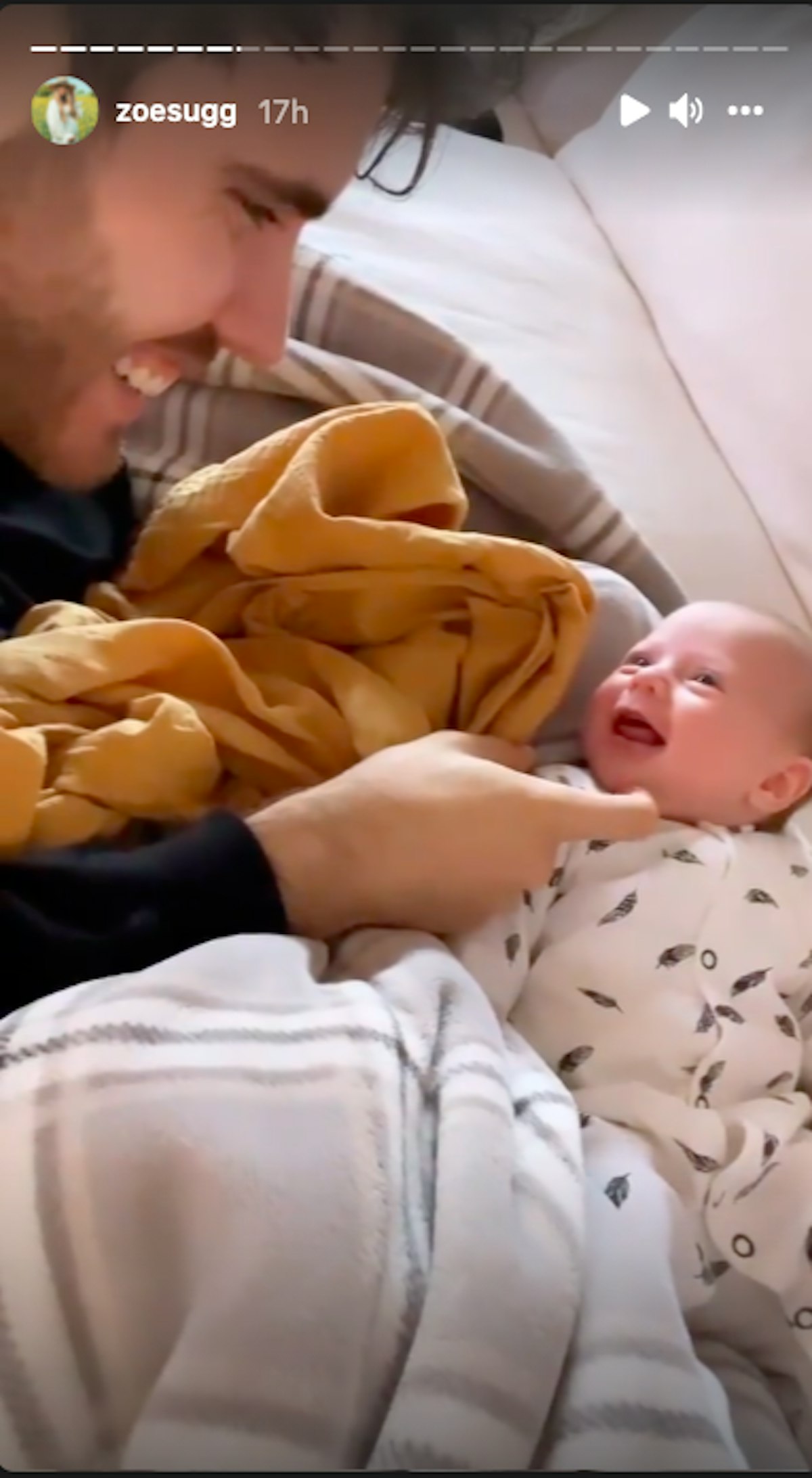 Zoë Sugg shares baby Ottilie's first smile and we've melted