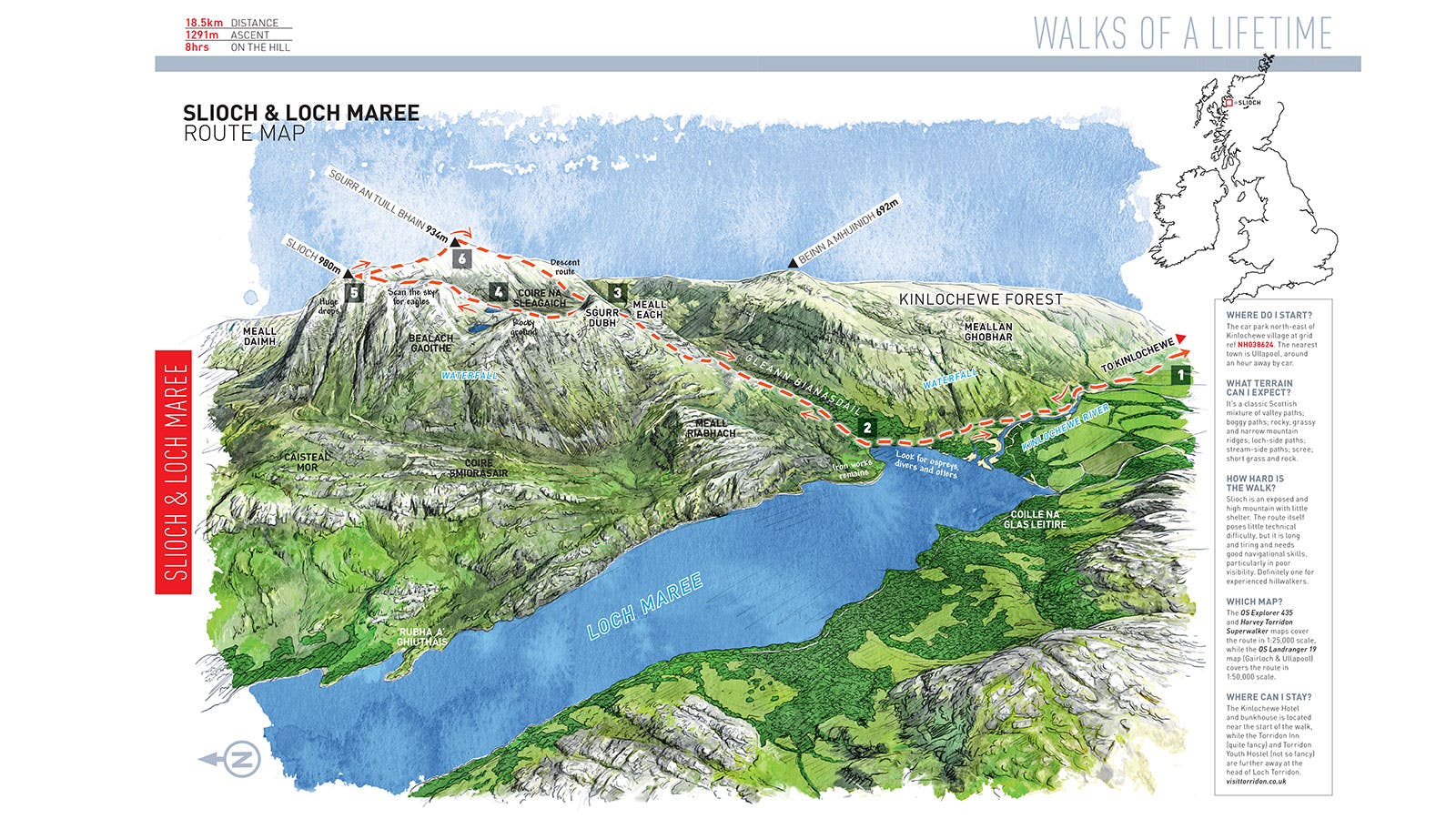 Slioch walking route, Northwest Highlands | live for the outdoors