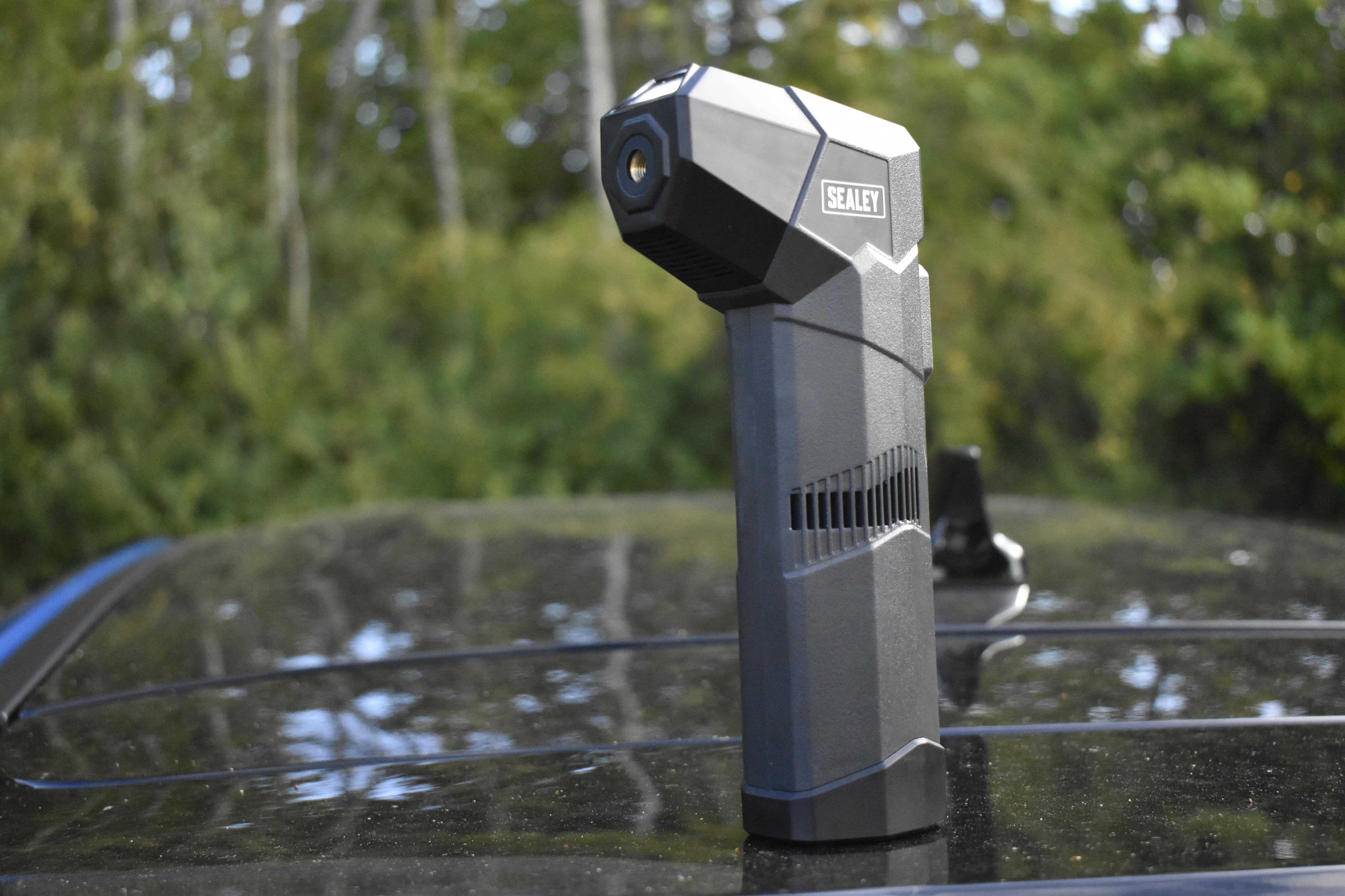 Sealey Compact Rechargeable Tyre Inflator & Powerbank review: three ...