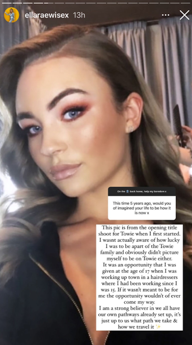 TOWIE's Ella Wise shows major throwback photo and wow