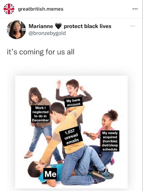 13 memes that perfectly sum up January | Entertainment | Heat