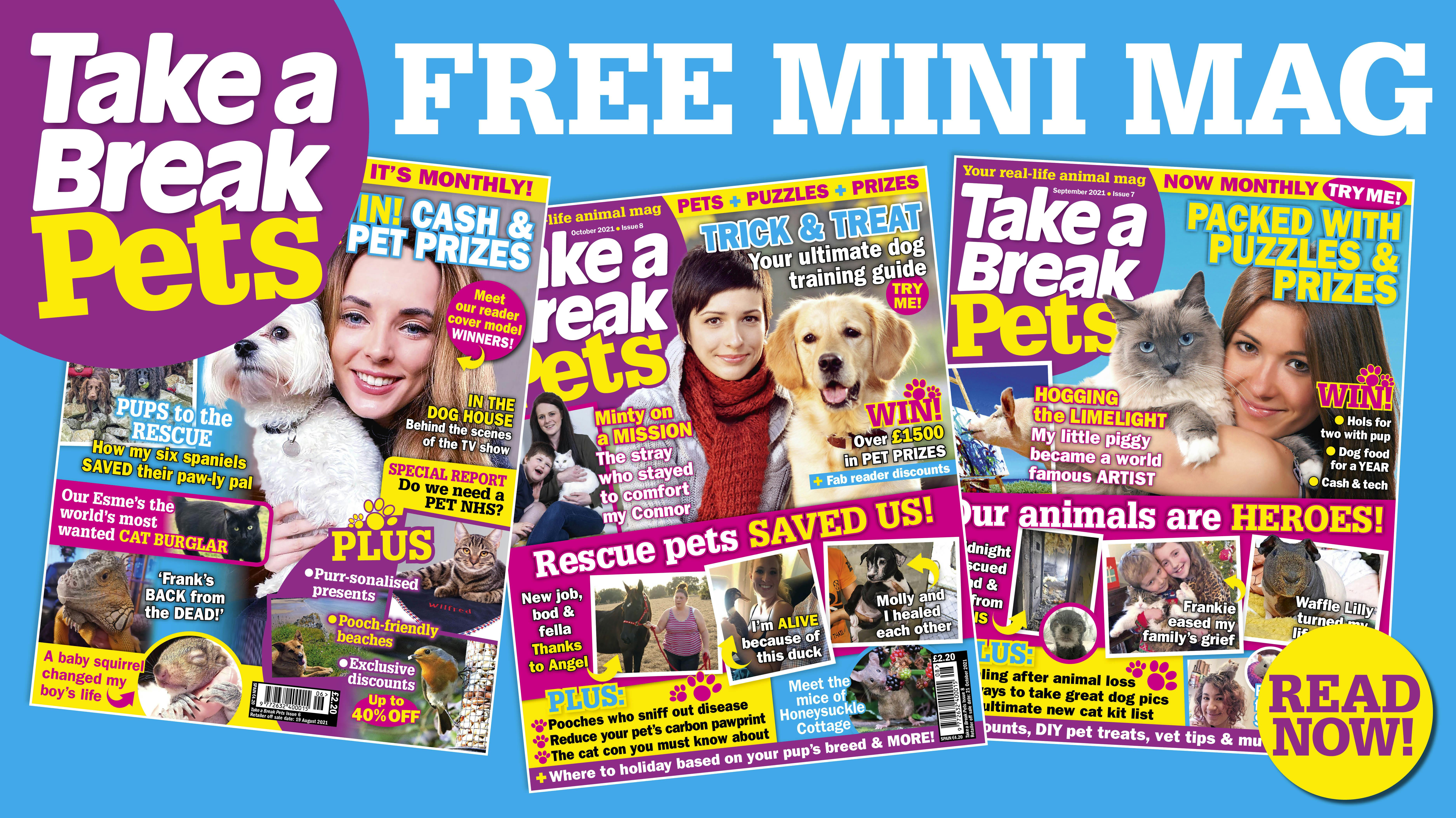 Take a Break Pets mini mag | Pets | Take A Break