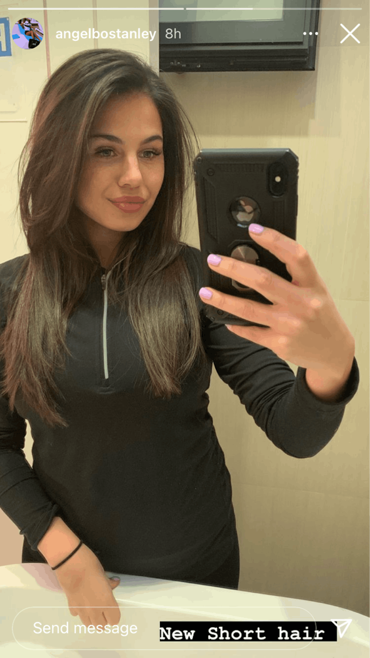 TOWIE's AngelBo Stanley shows off new short hair