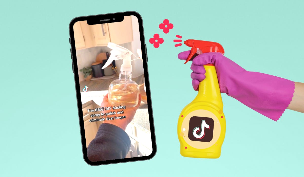 This DIY cleaning spray has gone TikTok viral for 'keeping dust away ...