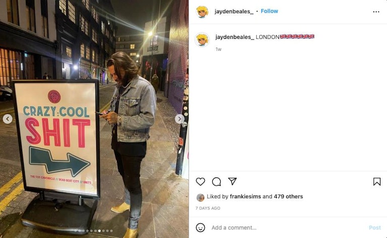 Pete Wicks updates fans after day out with his son