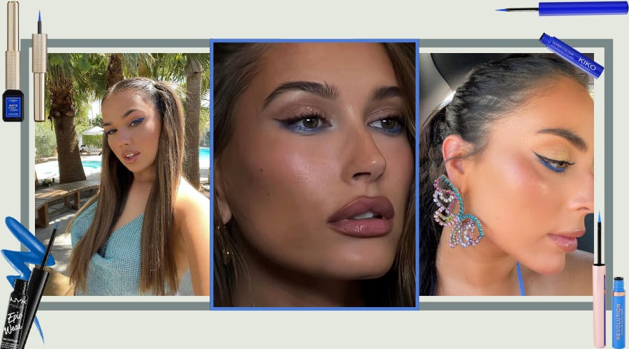 Blue Eyeliner Is Having A Moment: Here's how to recreate the look