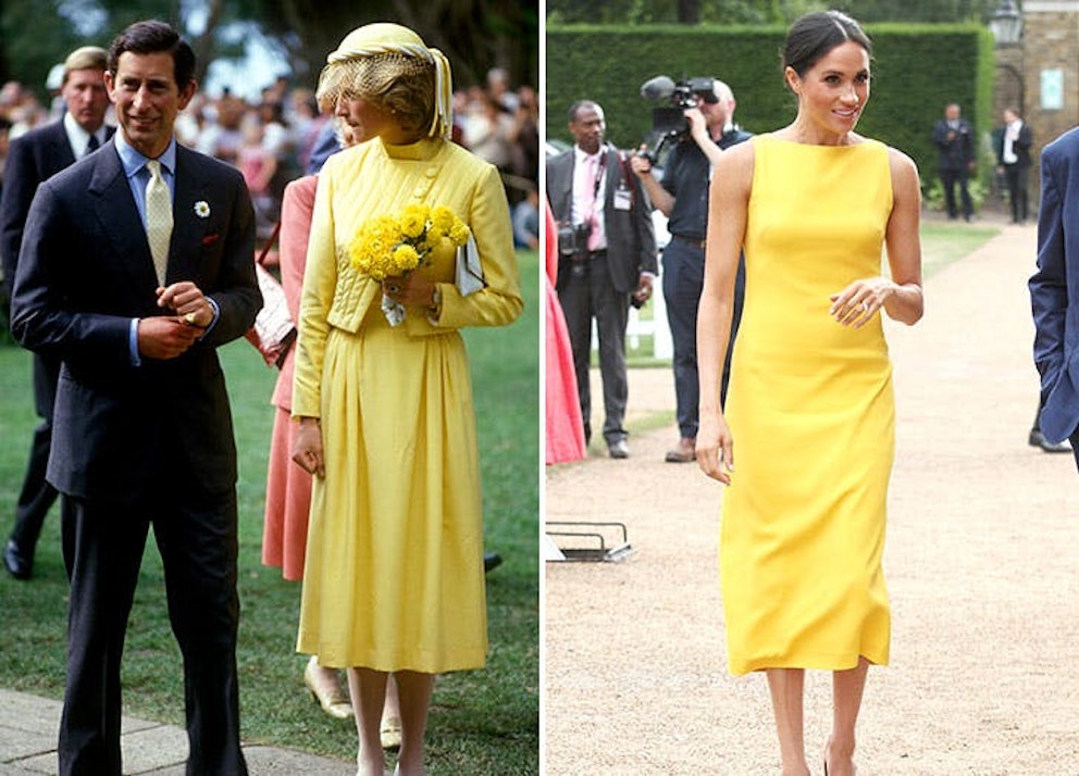 All The Times Meghan Markle Dressed Like Princess Diana
