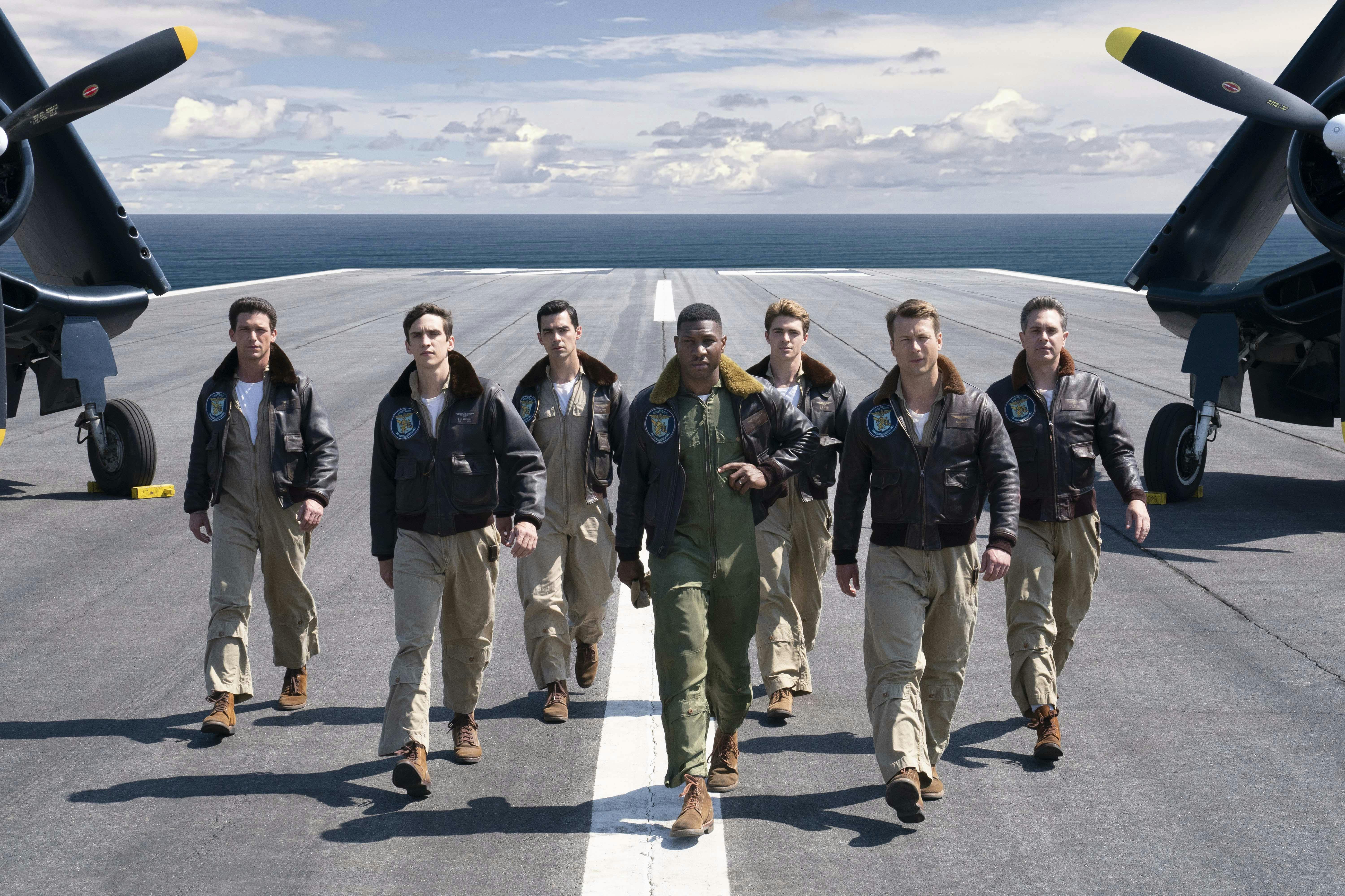 Jonathan Majors And Glen Powell Take To The Skies In The Devotion ...