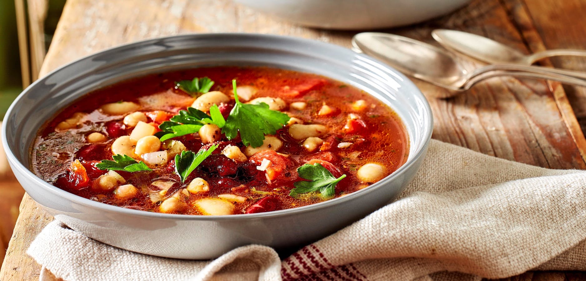 Chunky mixed bean soup | %%channel_name%%
