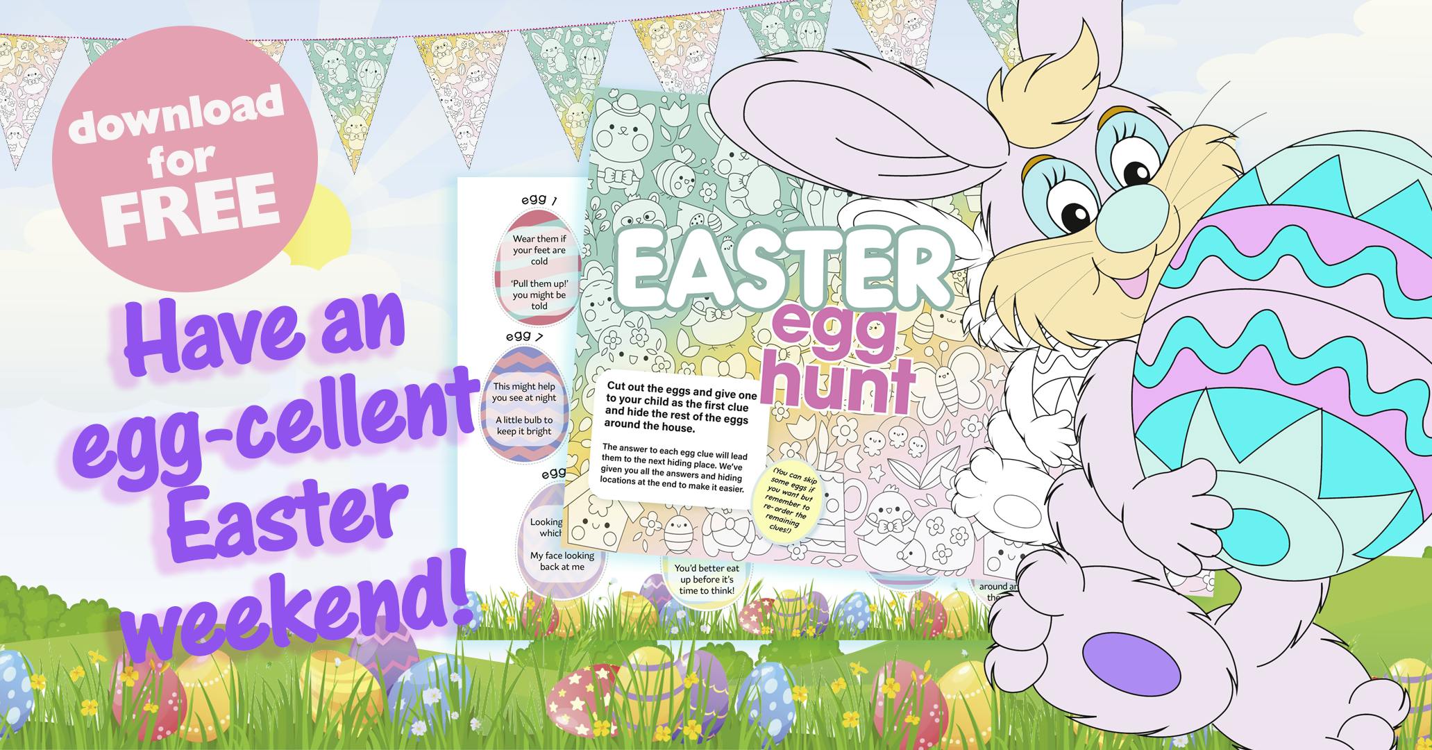 Print Your FREE Easter Egg Hunt Puzzle | Puzzles | PuzzlesHQ