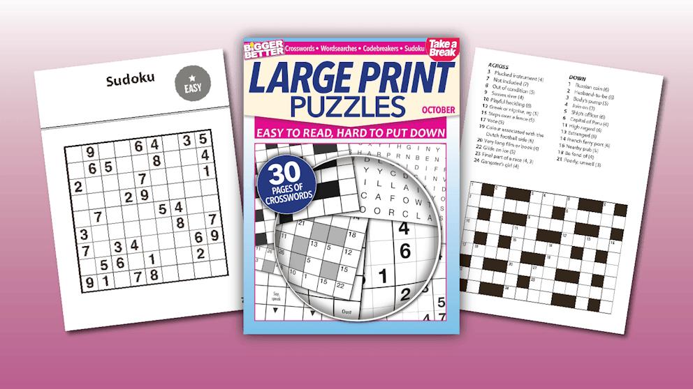 Bigger Better Puzzle Magazines