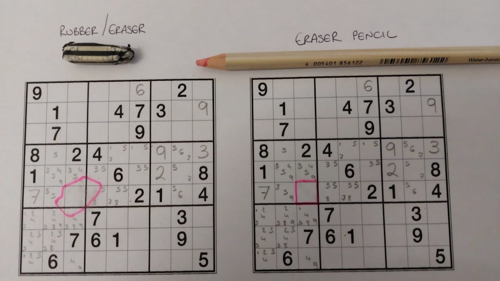 Eraser Pencil Review | Puzzles | PuzzlesHQ
