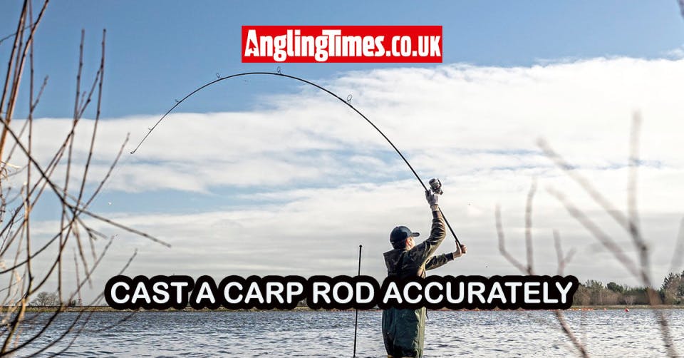 Cast accurately to catch more carp