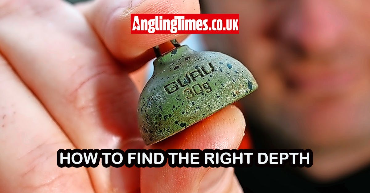 How to find the right depth when pole fishing.