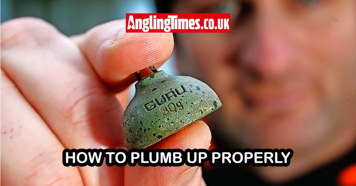 How to plumb up properly when fishing