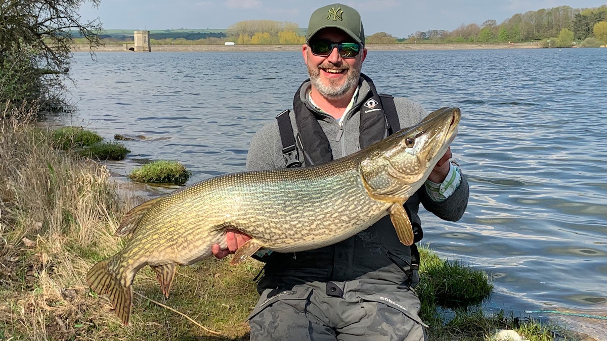 Giant 41lb-plus pike is landed on a fly after 20-minute battle ...