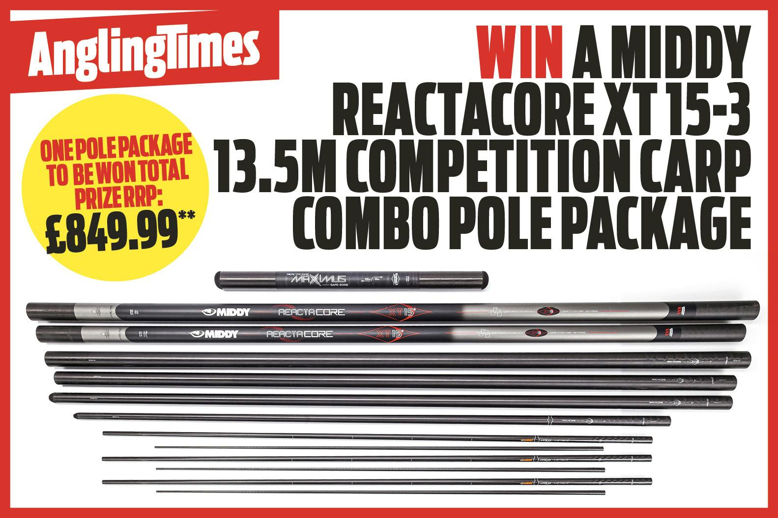 WIN a Middy Reactacore XT 15-3 13.5 Pole | Angling Times