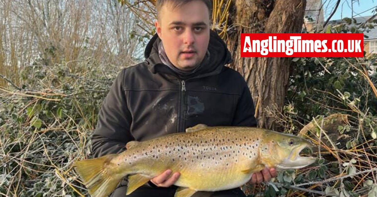 Big trout hits perch lure on the Lea | Angling Times