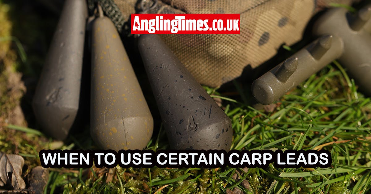 Carp fishing leads and weights explained | Angling Times