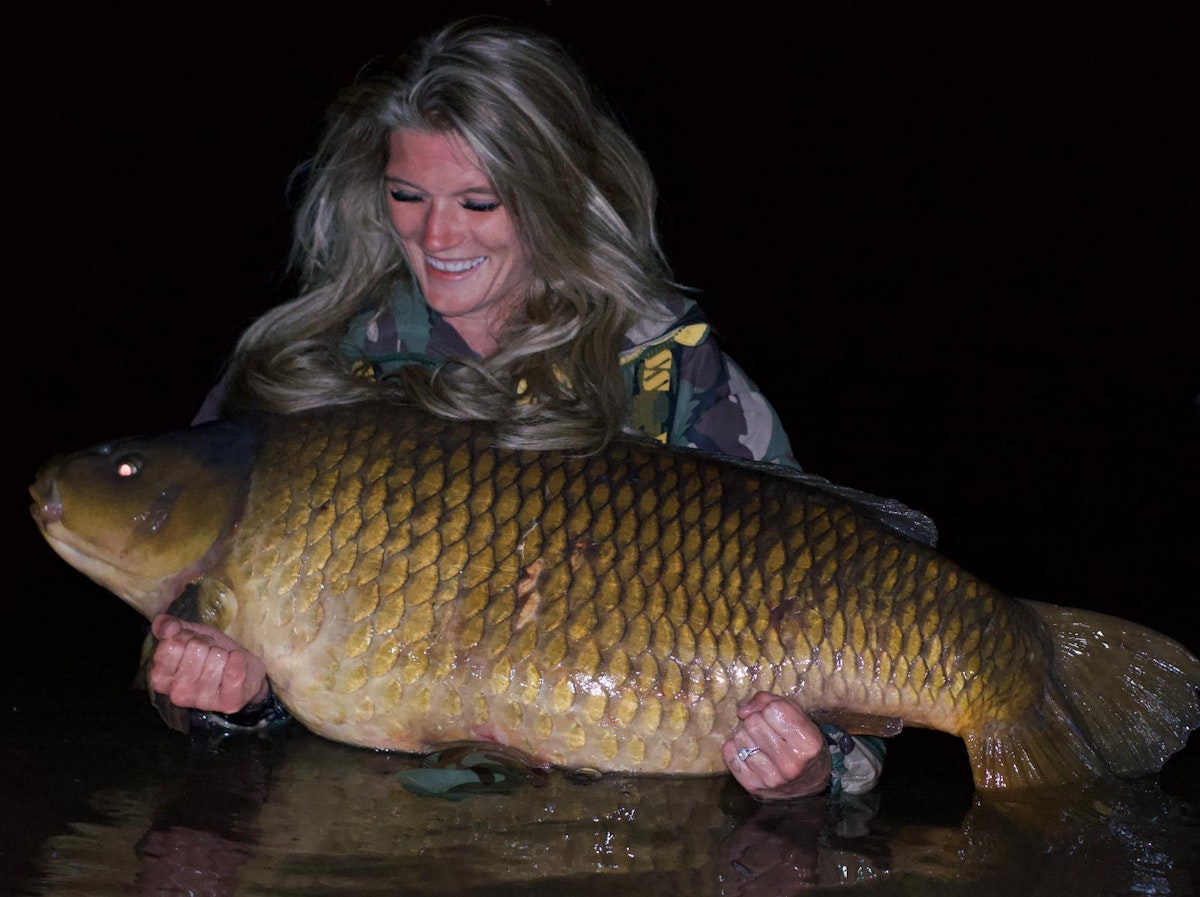 Female angler catches one of Britain’s biggest common carp | Angling Times