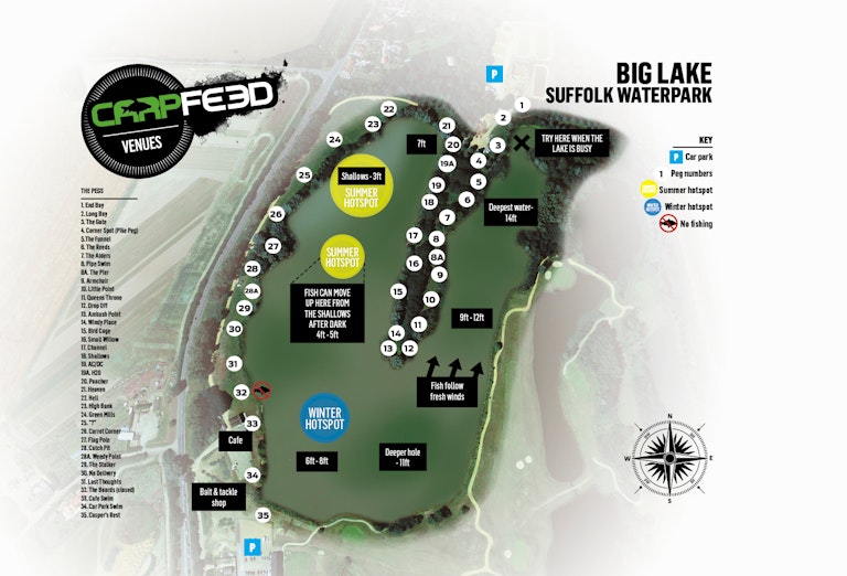Suffolk Waterpark Big Lake | Angling Times